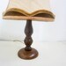 1960s Oak Wood Table Lamp, Very Rare Vintage Table Lamp 60s, Table Lamp ...