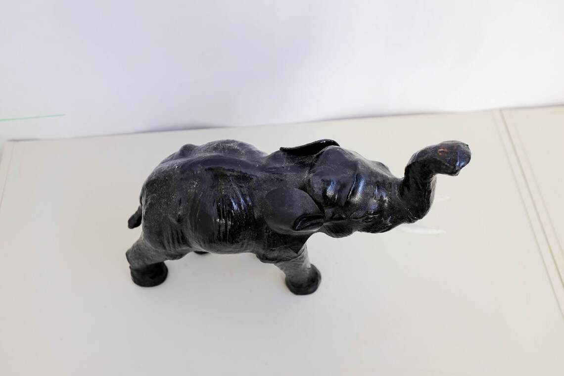 Dutch Elephant Sculpture, 1960s, Paper Mache and Leather - Etsy