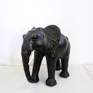 Dutch Elephant Sculpture, 1960s, Papier Maché and Leather - Etsy