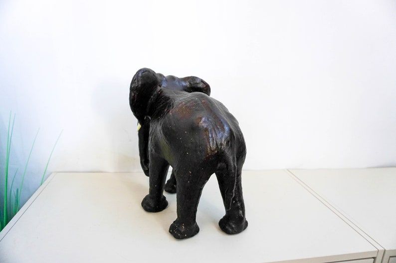 Dutch Elephant Sculpture, 1960s, Papier Maché and Leather - Etsy