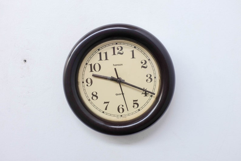 1980s Hanson Vintage German Clock With a Timer by Quartz in - Etsy