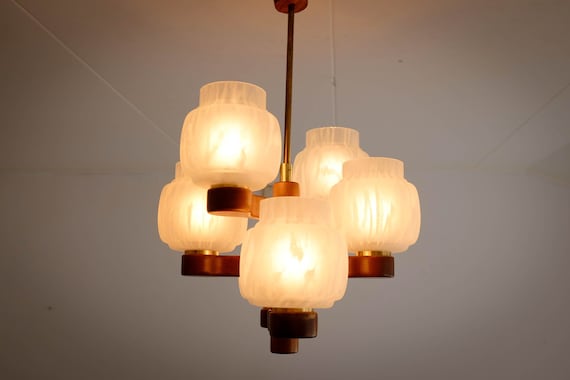 1960s Space Age Design Vintage Pendant Lamp Frosted Milk - Etsy
