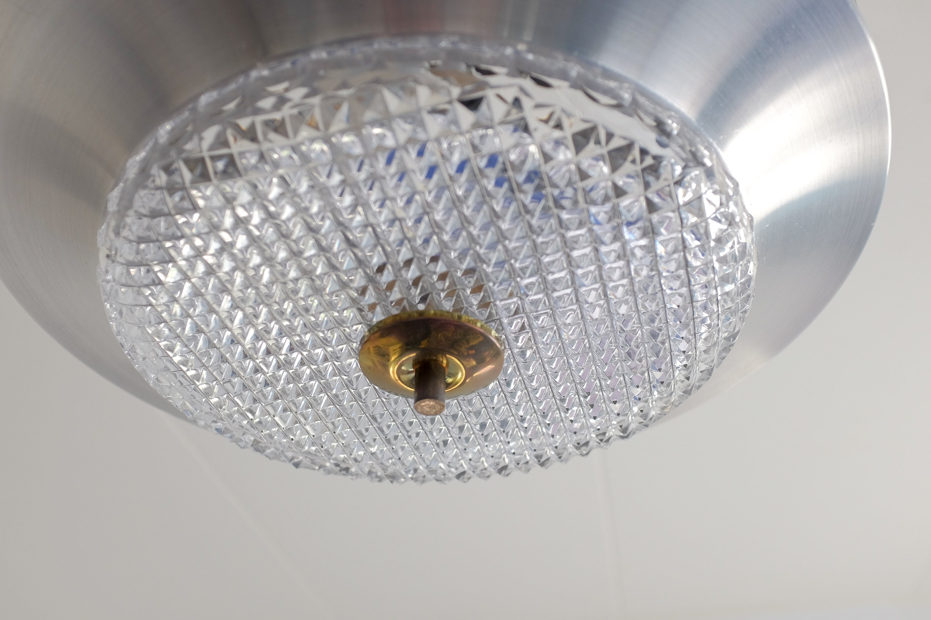 1960s Industrial Design Vintage Pendant Lamp, Space Age ,shape of an U ...