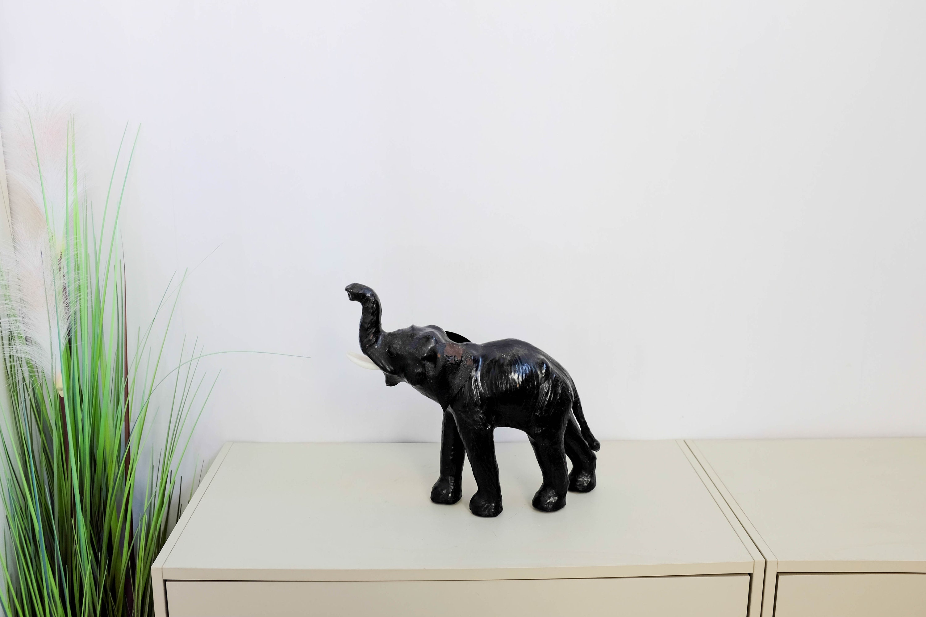 Dutch Elephant Sculpture, 1960s, Paper Mache and Leather - Etsy