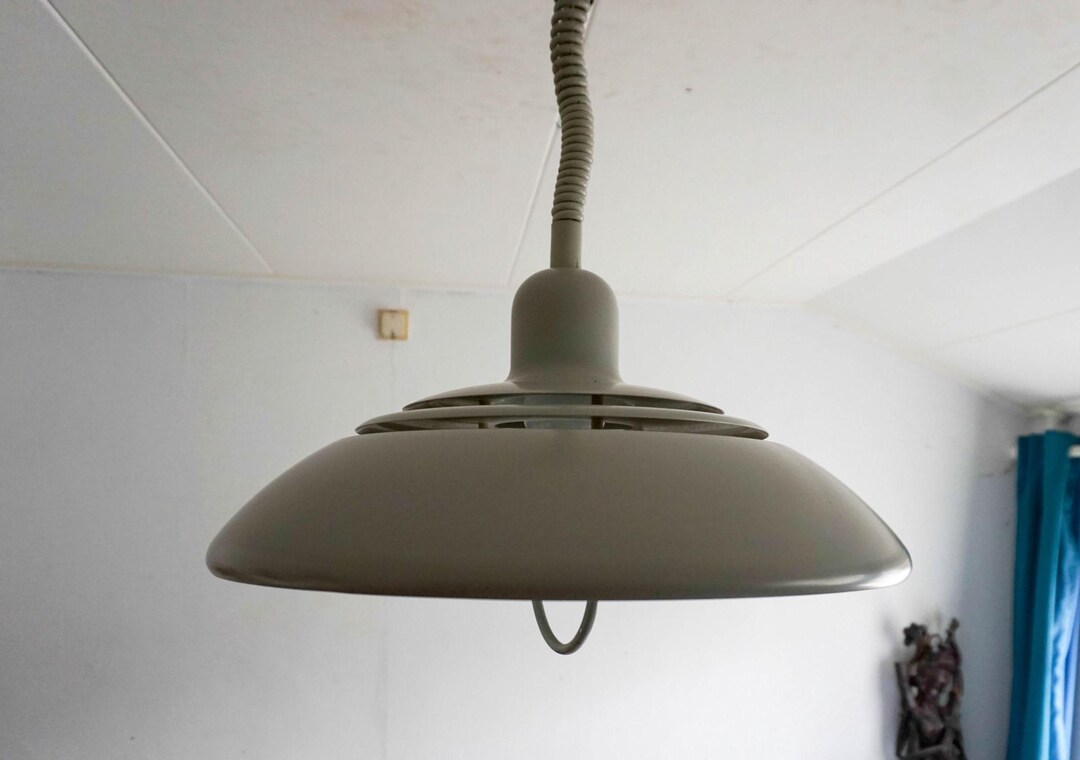 1970s Dijkstra Lamps Retro Vintage Pendant Lamp, the Netherlands, Space ...