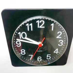 1980s Hema, Vintage German Clock With a Timer by Quartz in Plastic ...