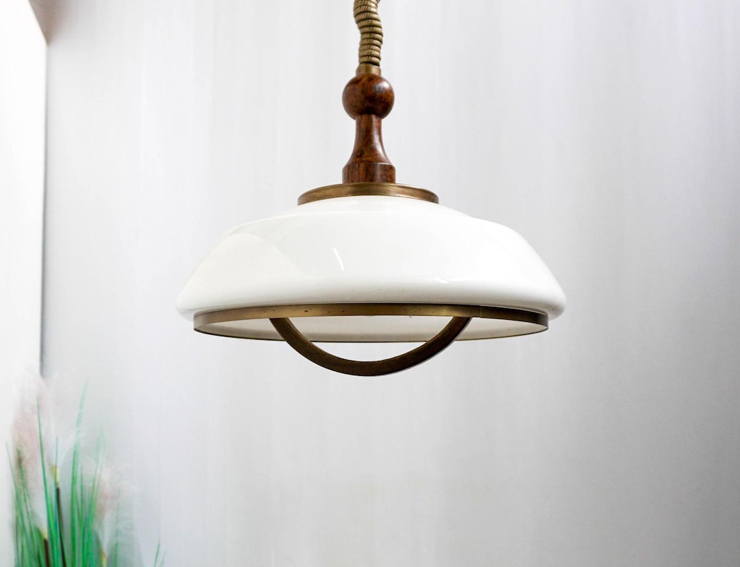 Vintage Dutch Design, Pendant Lamp, Steinhauer, Mushroom Shade, Space ...