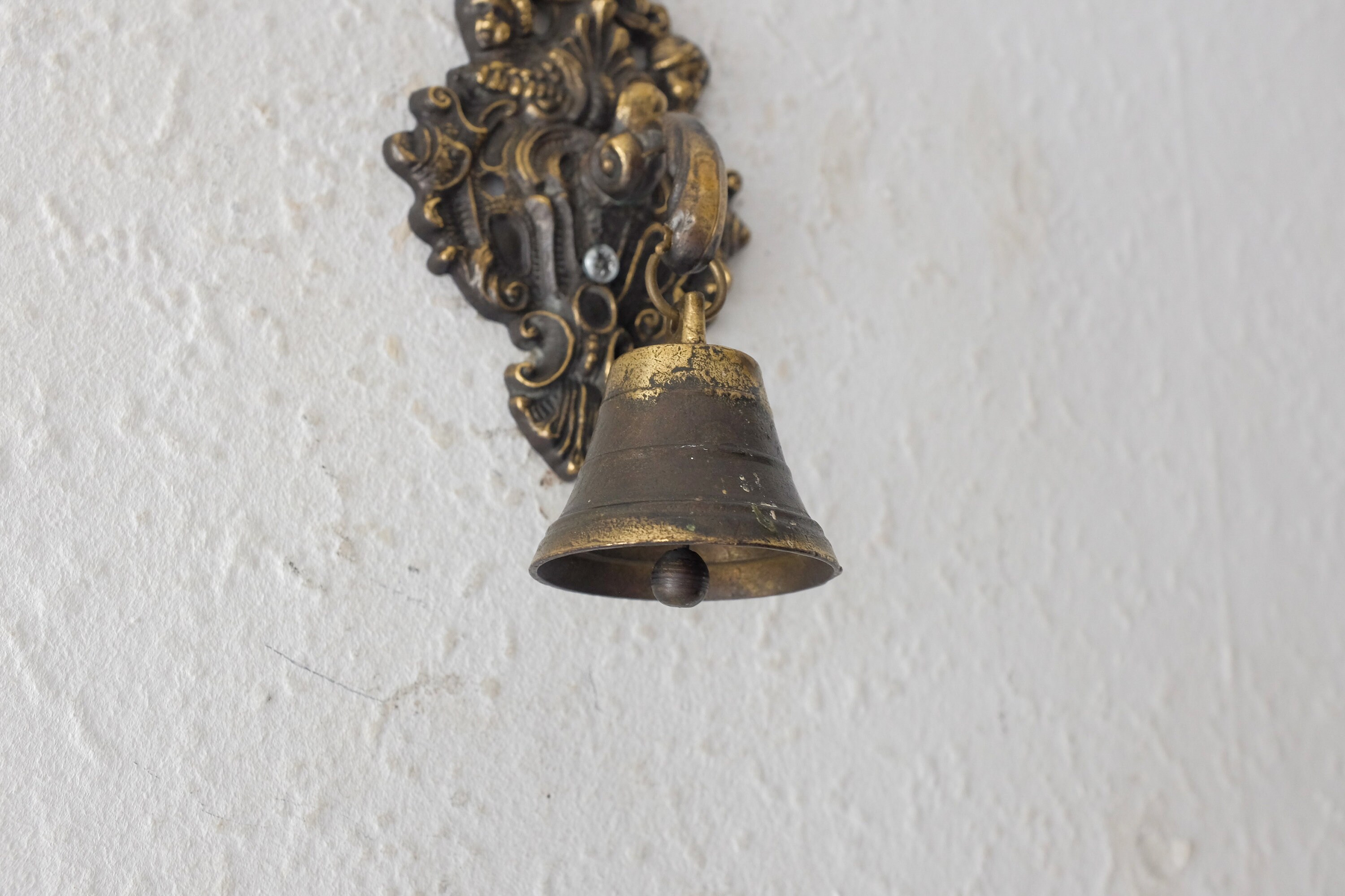 Antique Brass Monastery Bell/door Bell With Angels | Etsy