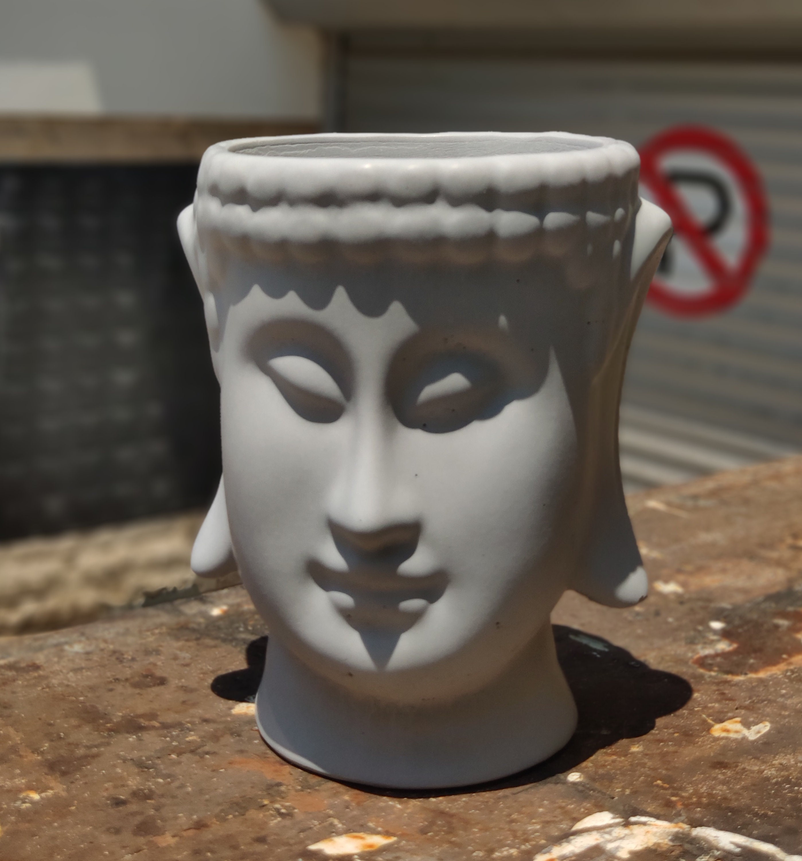 Buddha Head Desk Planter Concrete Buddha Buddha Pot - Etsy
