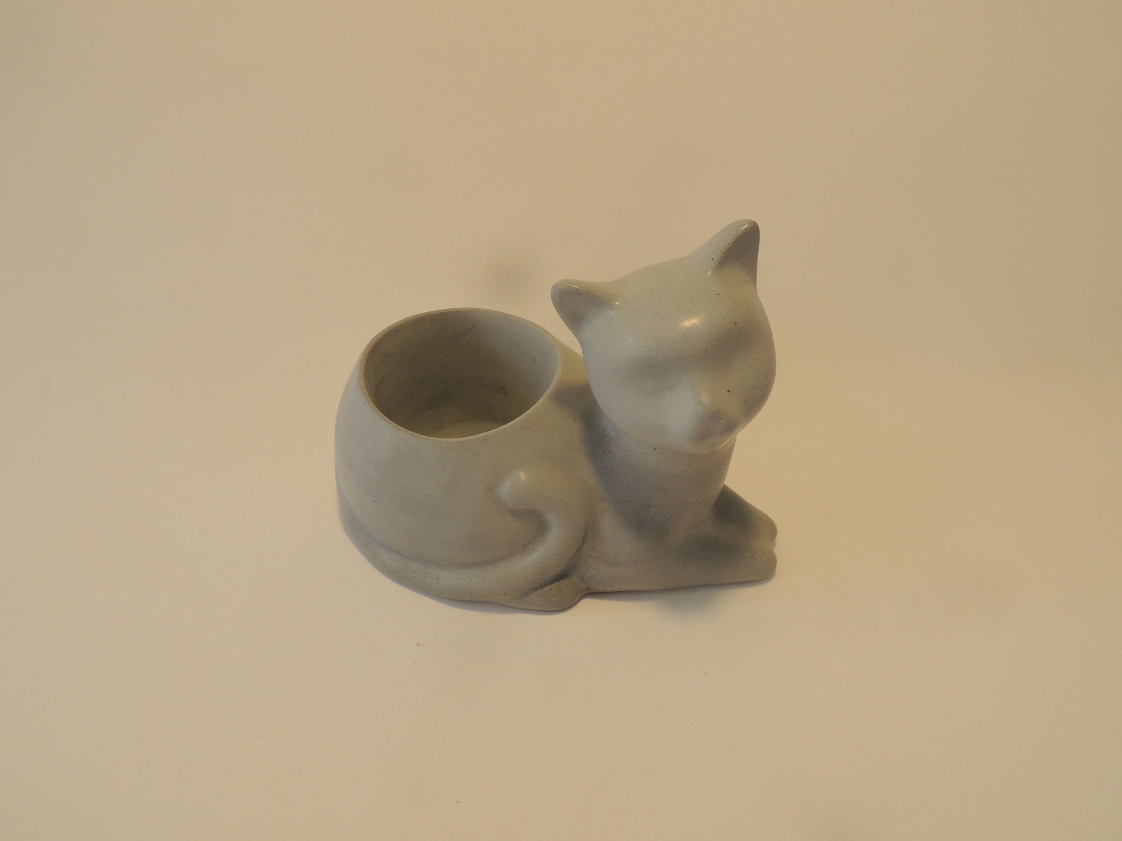 Concrete Cat Cat Statue Concrete Plant Pot - Etsy