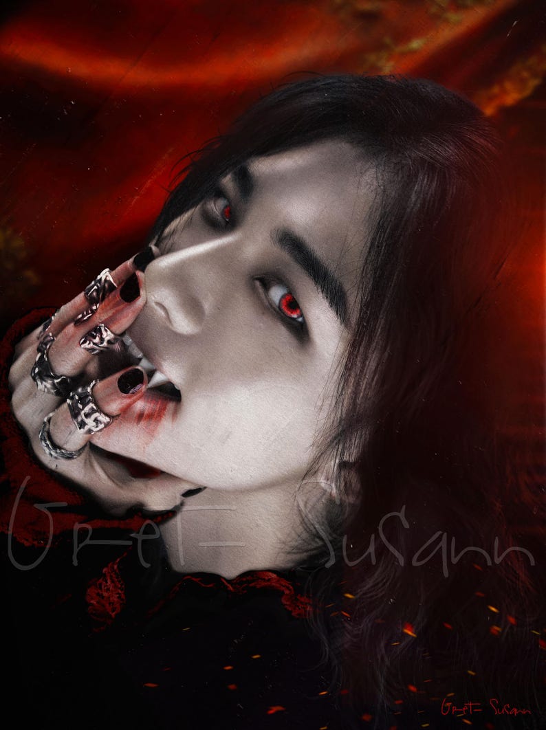 Vampires Small Poster Stray Kids, Fanart, Lee Know, Han, Changbin ...