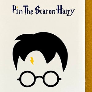 Harry Potter Party Game Pin the Scar on Harry | Etsy