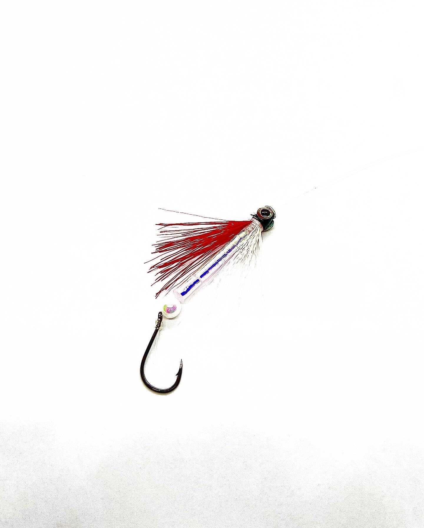 Buck Tail Tube/trolling Fly Red & White 1 1/2” Trolling Flies Tube ...