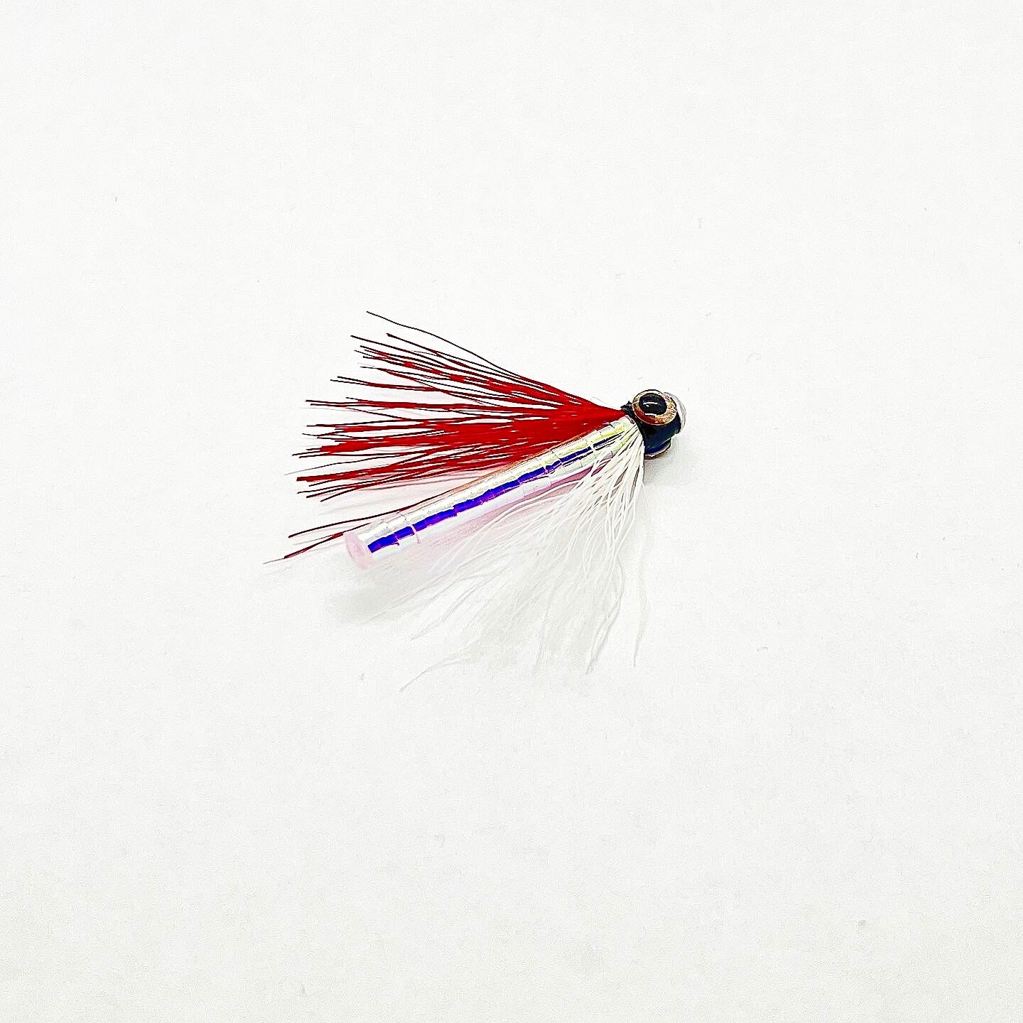 Buck Tail Tube/trolling Fly Red & White 1 1/2” Trolling Flies Tube ...
