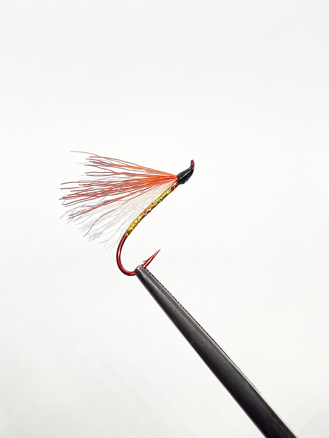Orange & White Mickey Finn Fly: Salmon/steelhead Streamer Fly (size 2 ...