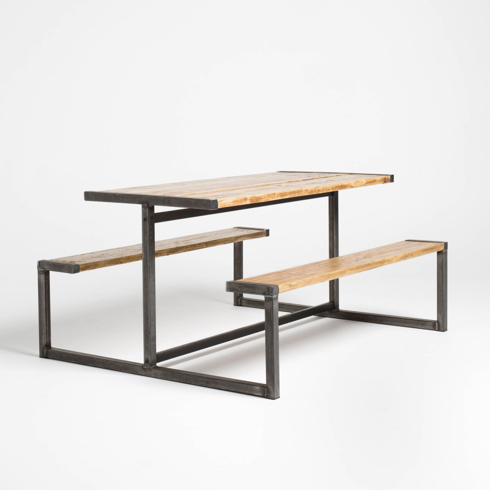 Industrial Style Pub Bench Picnic Table - Etsy