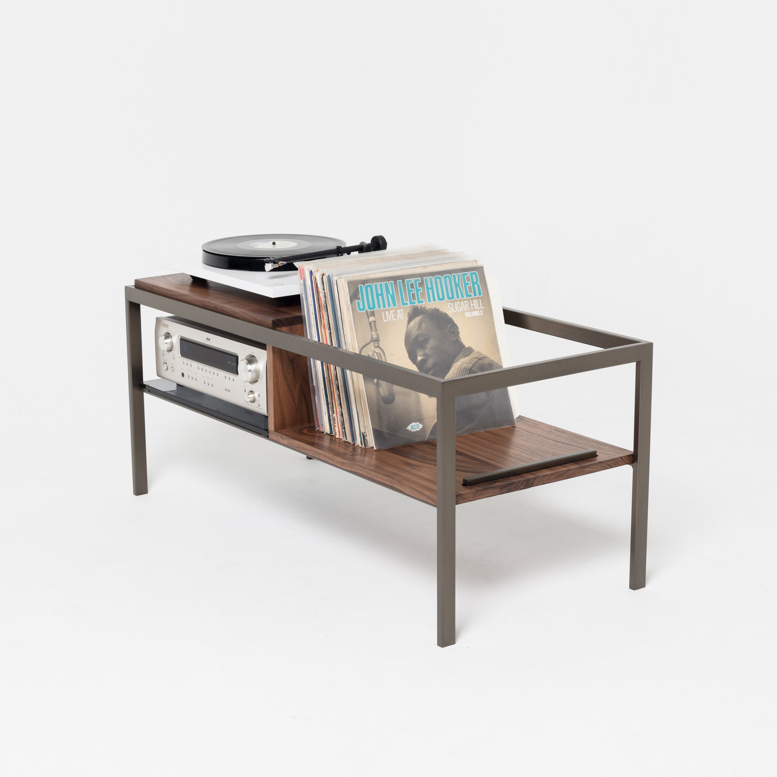 Mid Century Record Player Hifi Table Sideboard Storage Cabinet - Etsy UK