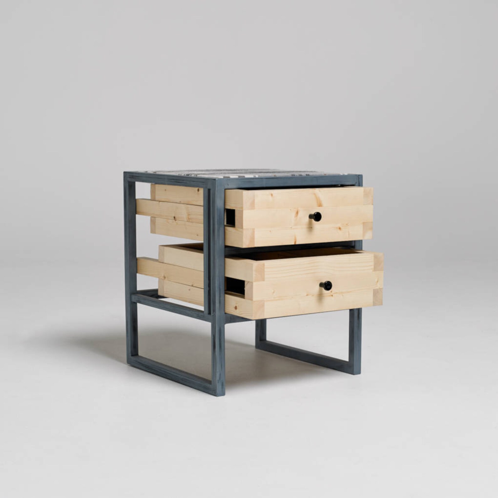 Bedside Two Drawer Cabinet - Etsy