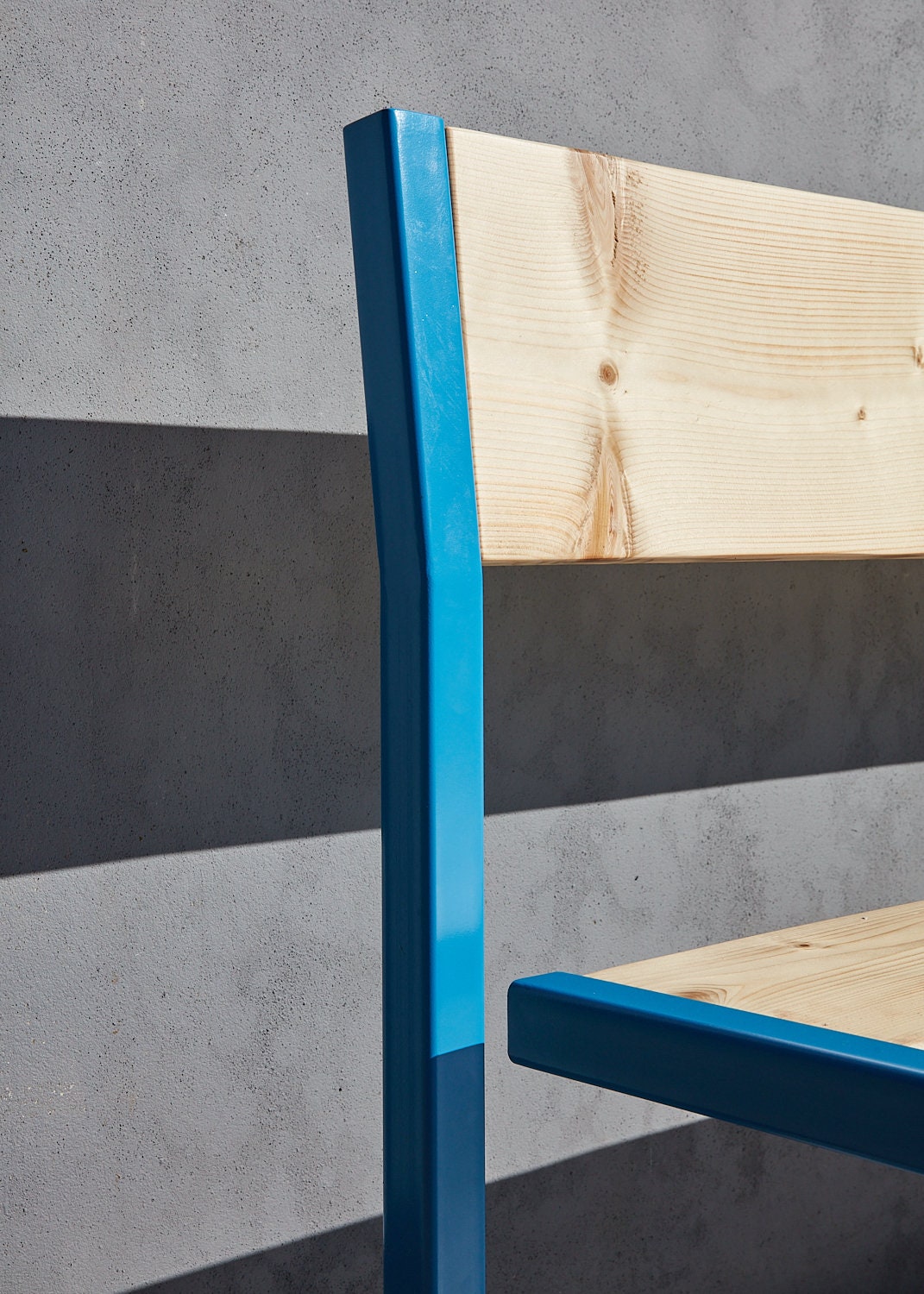 Outdoor Garden Park Bench Blue - Etsy