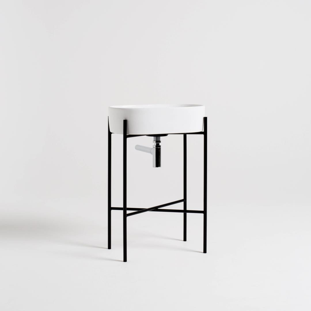 Oval Basin Stand Vanity Unit (metal Frame Sink) - Etsy