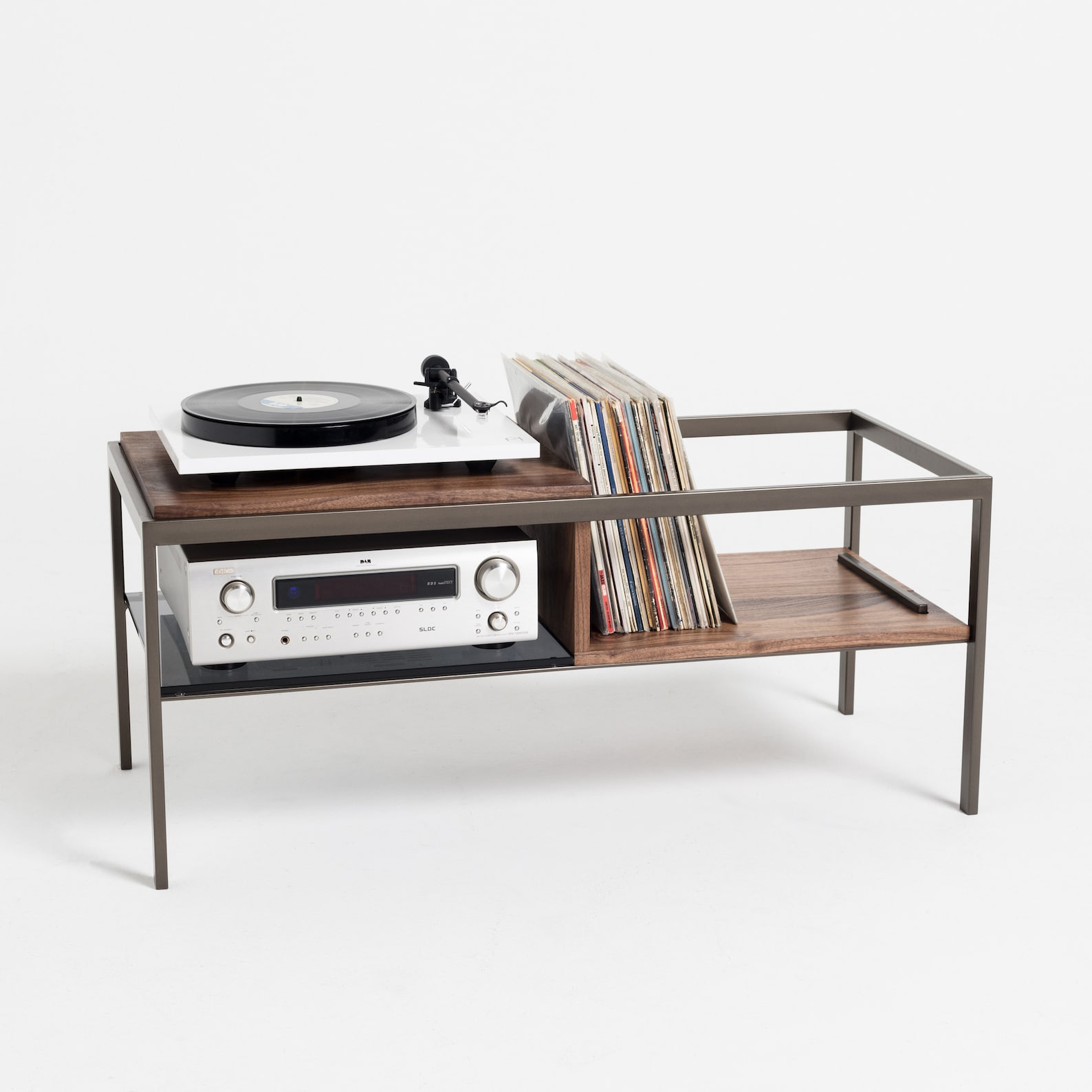 Mid Century Record Player Hifi Table Sideboard Storage Cabinet - Etsy