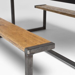 Industrial Style Pub Bench Picnic Table - Etsy