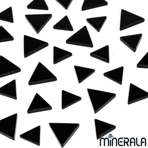 Triangle Onyx Earrings - Etsy