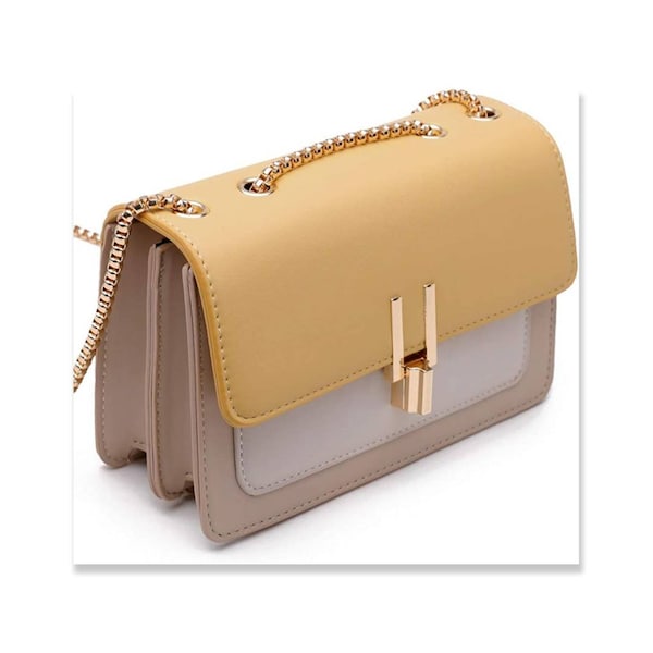 Color Block Handbag - Etsy