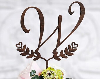 Letter w monogram | Etsy