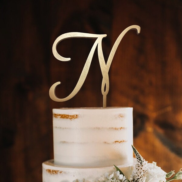 Letter M Cake Topper - Etsy