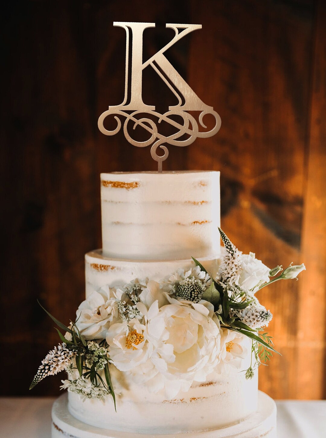 Wedding Cake Toppers, Initial Cake Topper, Personalised Cake Toppers ...
