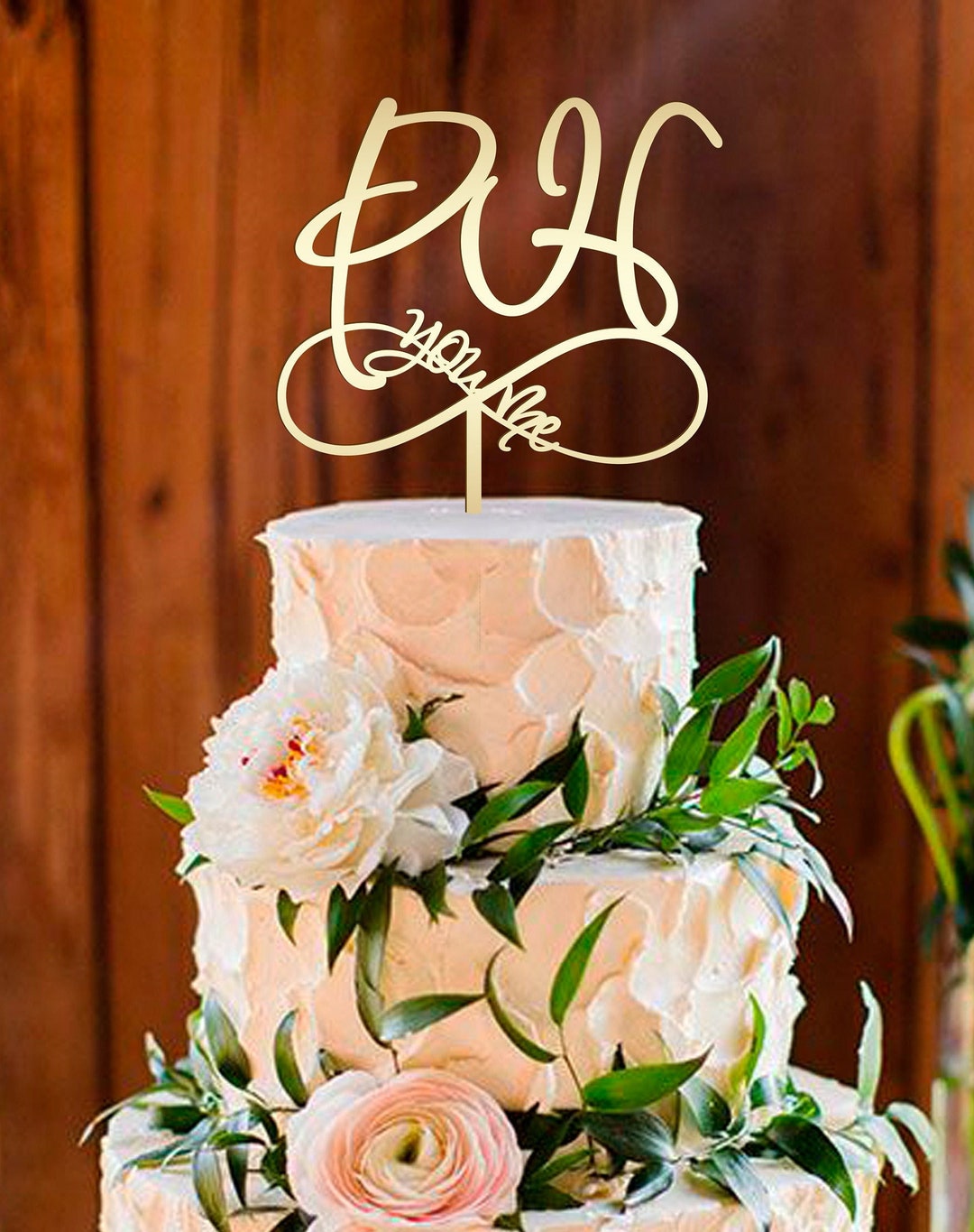 Wedding Cake Topper, Eternity Symbol, Custom Mr Mrs Cake Topper ...