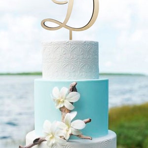 Wedding Cake Topper,monogram Cake Topper,custom Cake Topper,rustic Cake ...