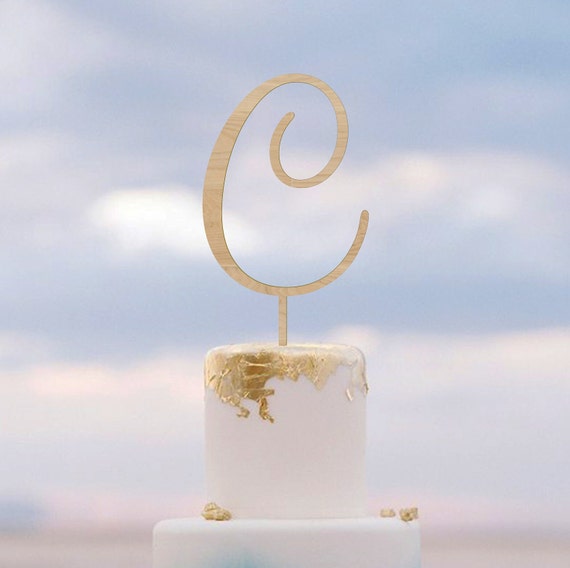 Cake Topper Letter T