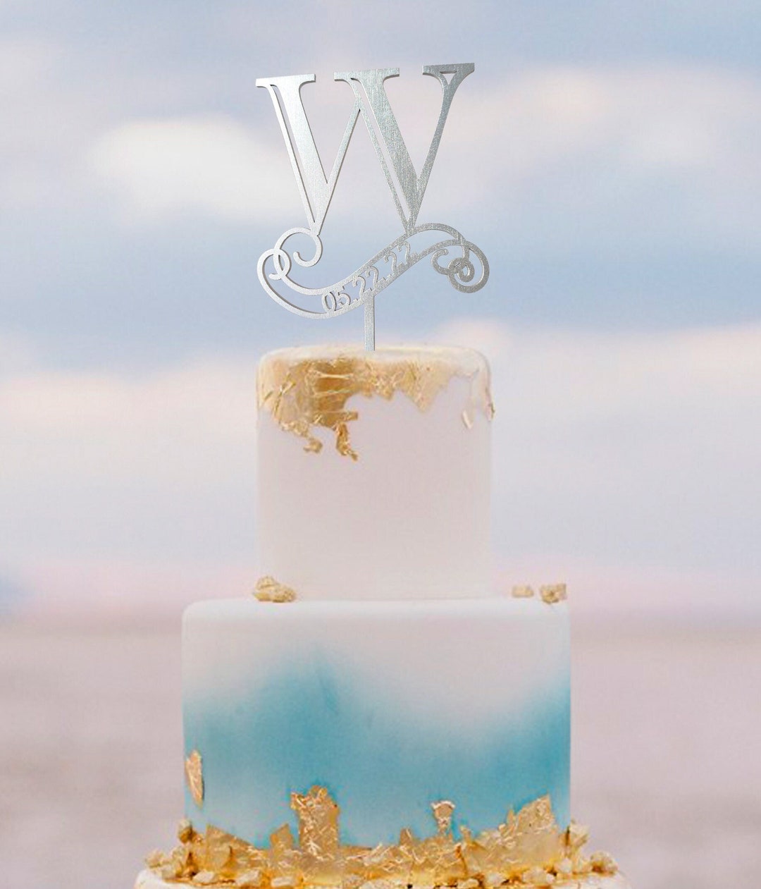 G Cake Topper Wedding Cake Topper, M Cake Topper, Cake Toppers for ...