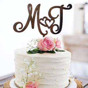 Cake Toppers, R Cake Topper, Initial Cake Topper, Wedding Cake Topper ...
