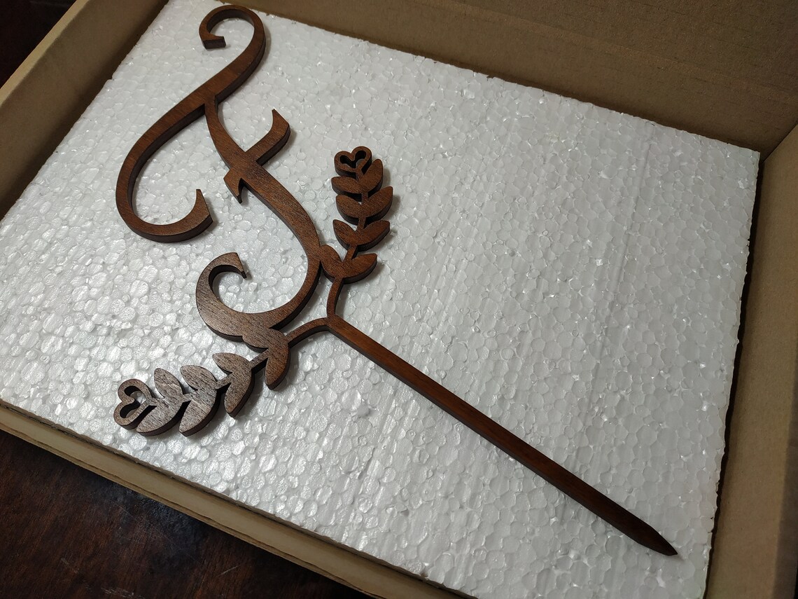 F Cake Topper Letter F Wedding Cake Topper Initials Cake - Etsy