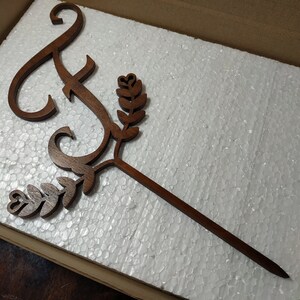 F Cake Topper Letter F Wedding Cake Topper Initials Cake - Etsy