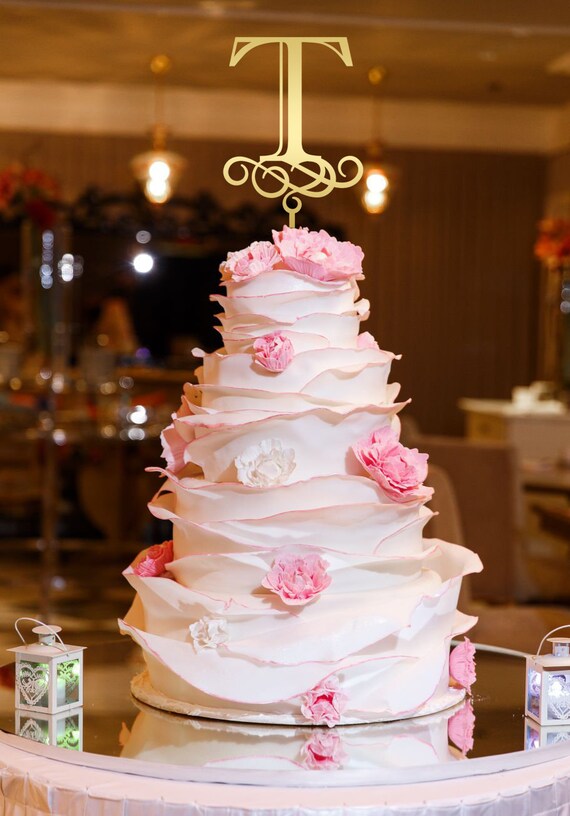 Cake Topper Letter T