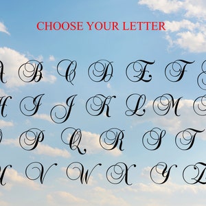 Wedding Cake Topper, P Cake Topper, Initials Cake Topper, Single Letter ...