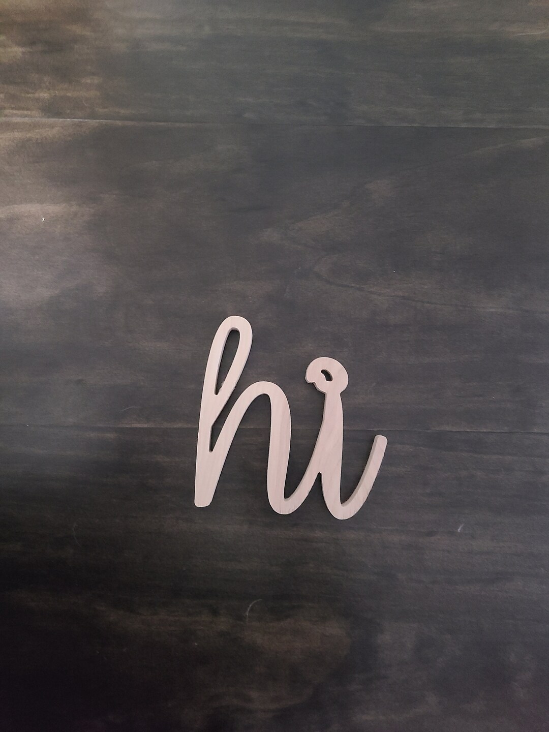 Hi Word Cutout - Wood Lettering - Wreath Supplies - Blank Sign Words ...