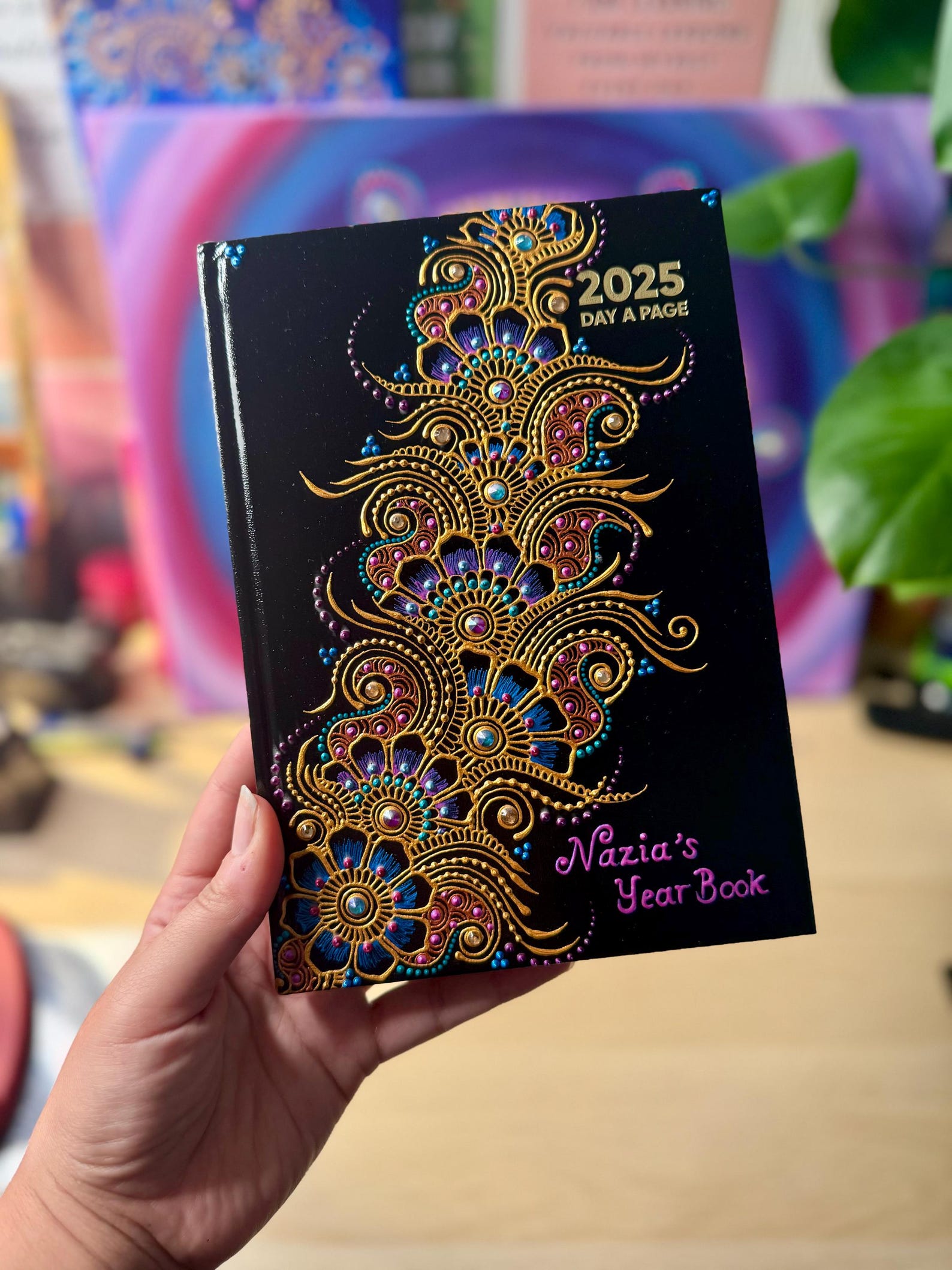 2026 Handpainted Pretty Henna Design Diary | Personalised Healing Art ...