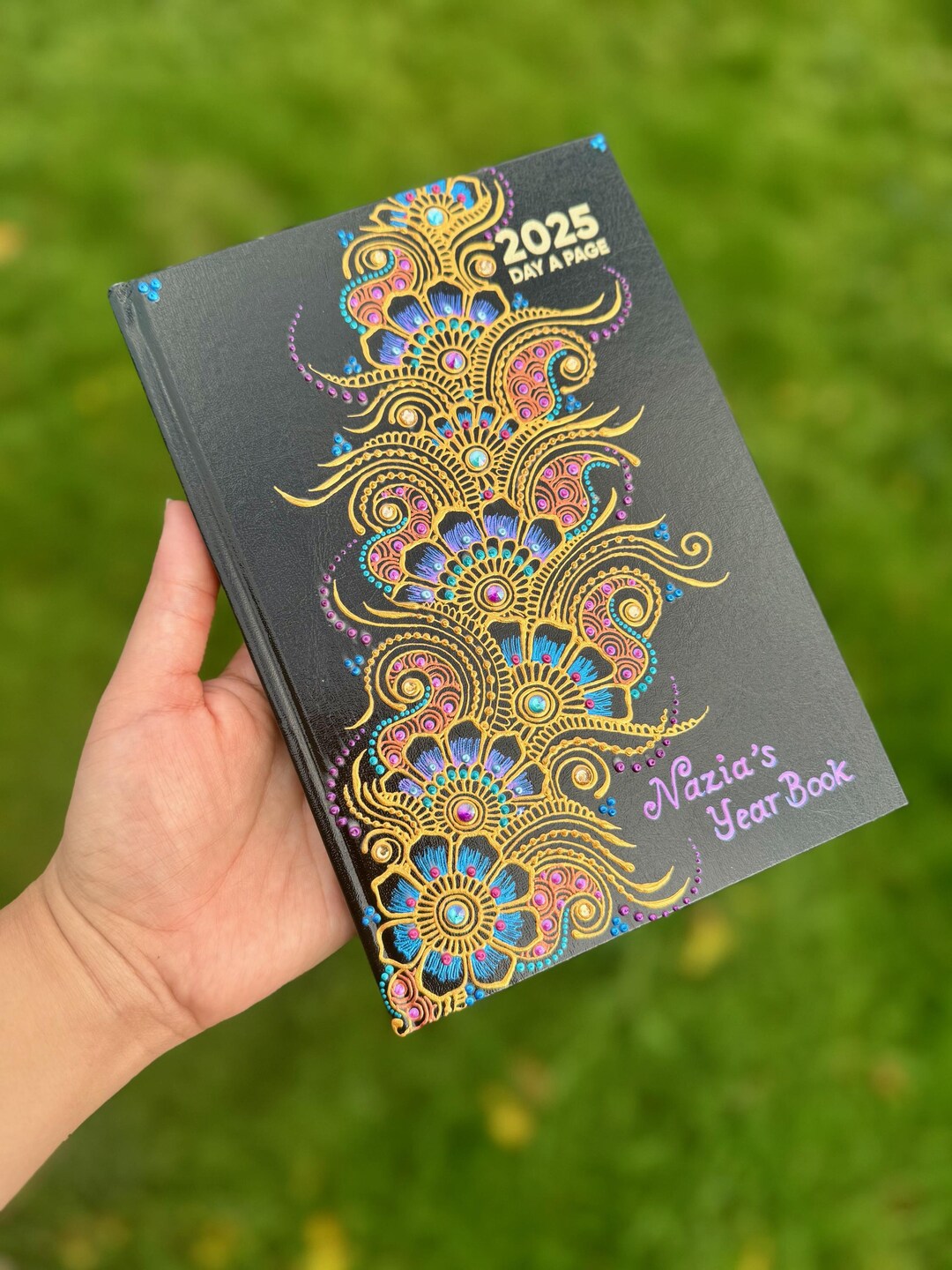 2026 Handpainted Pretty Henna Design Diary | Personalised Healing Art ...