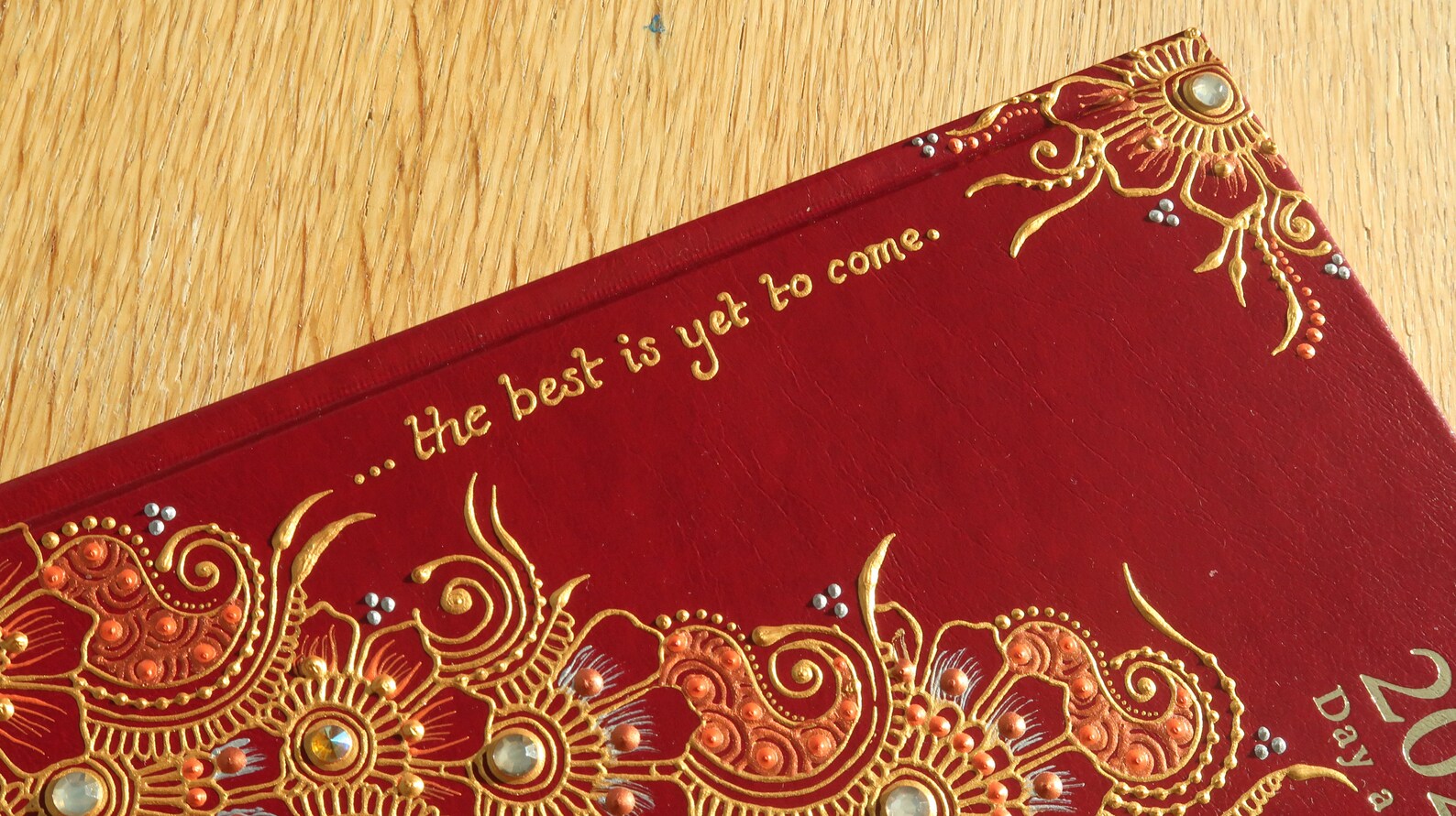 2026 Handpainted Pretty Henna Design Diary | Personalised Healing Art ...