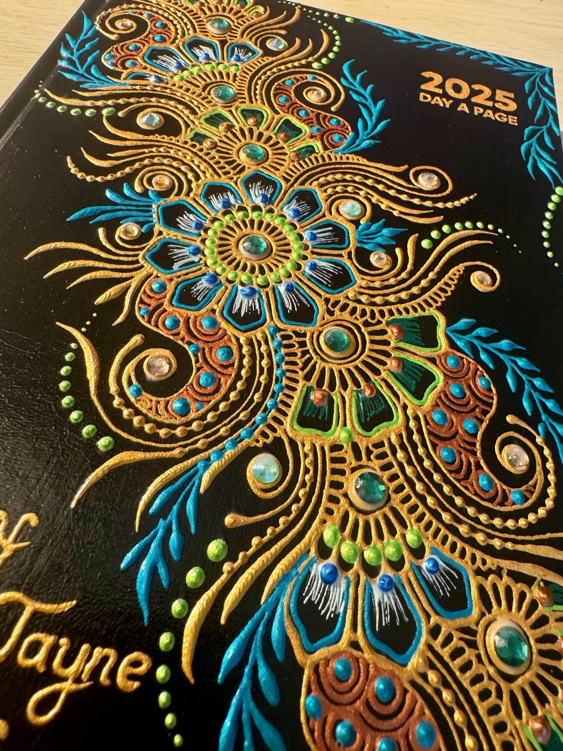 2026 Handpainted Pretty Henna Design Diary | Personalised Healing Art ...