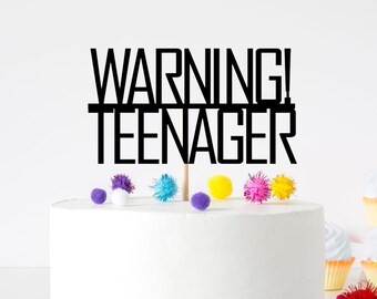 Teenager Cake Topper | Etsy
