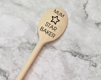 Personalised Wooden Spoon - Etsy