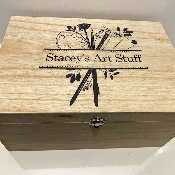 Wood Art Box - Etsy UK