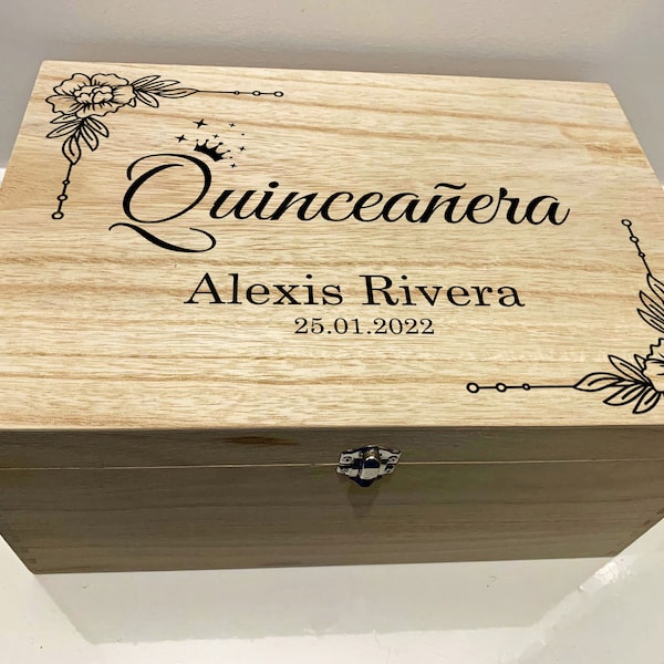 Quinceanera Keepsake Box - Etsy
