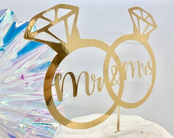 Ring Cake Topper - Etsy